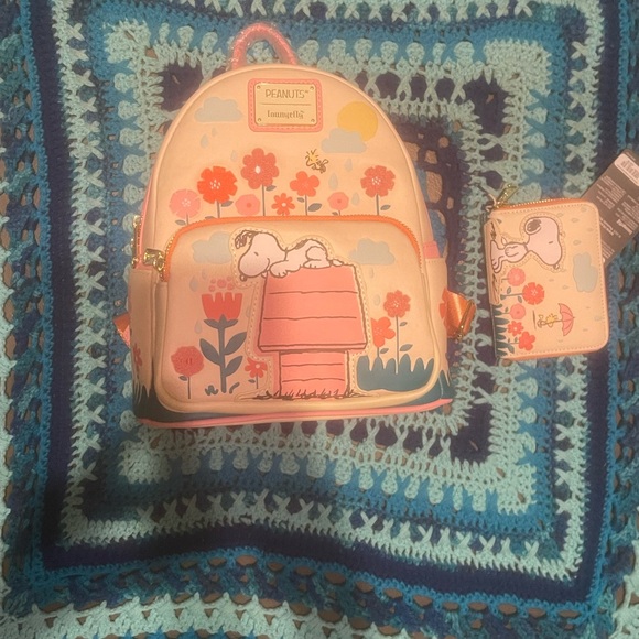 Loungefly | Bags | Loungefly Peanuts Snoopy Doghouse Floral Set | Poshmark
